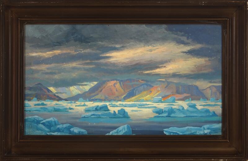 Emanuel A. Petersen | Coastal scenery from Greenland with sunlight ...