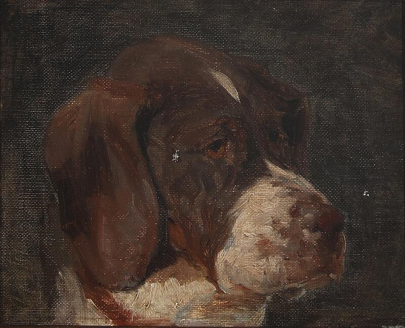 Niels Pedersen Mols | A dog's portrait | MutualArt