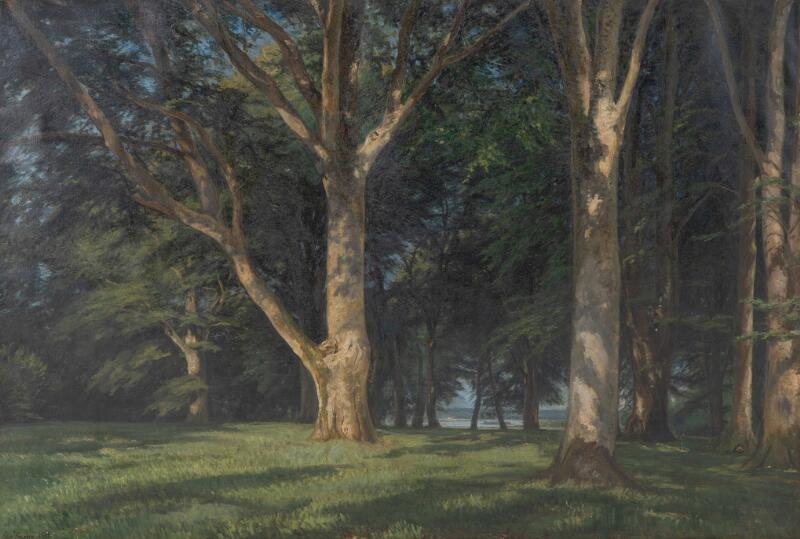 Christian Peder Mørch Zacho | From a forest glade (1900) | MutualArt