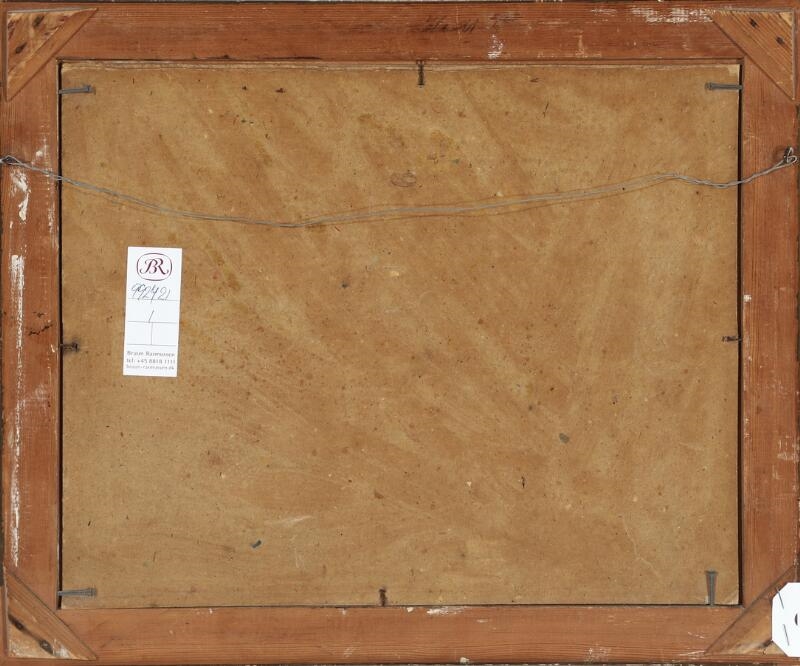 Louis Moe | A mermaid and a goblin in conversation (1932) | MutualArt