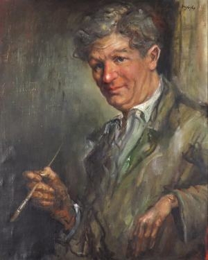 Július Jakoby | Autoportrét | MutualArt