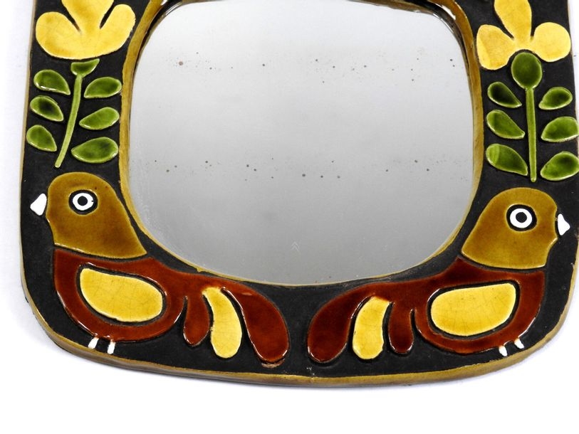 Mithé Espelt | Mirror with bird design | MutualArt