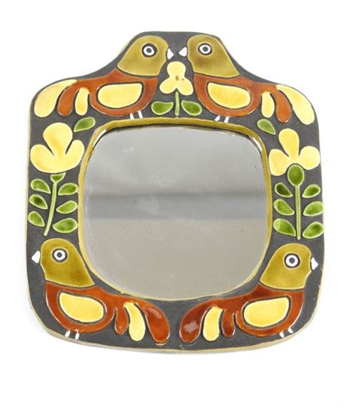 Mithé Espelt | Mirror with bird design | MutualArt