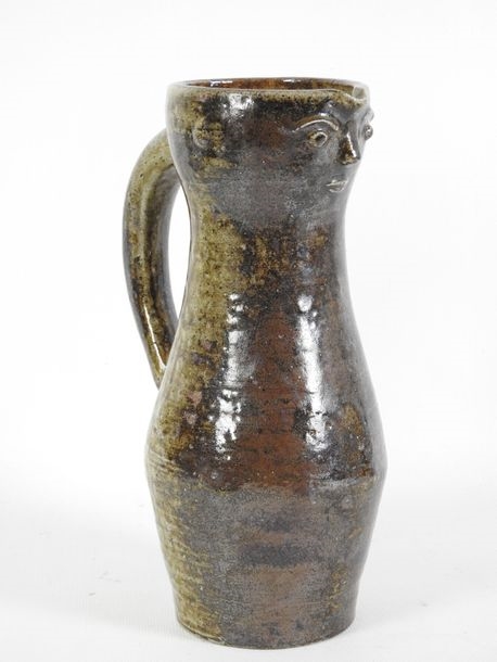 Jean Lerat | Anthropomorphic turned pitcher | MutualArt