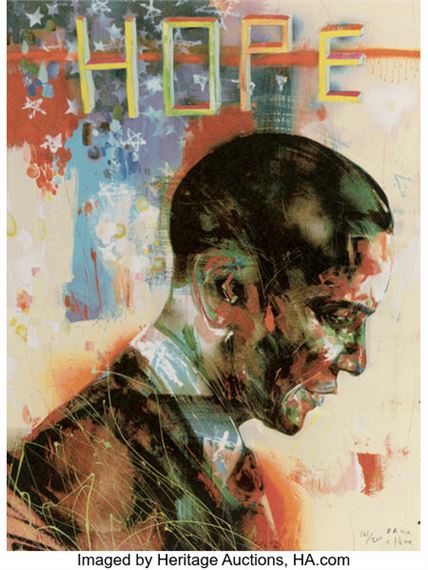 David Choe | Obama Hope II (2008) | MutualArt