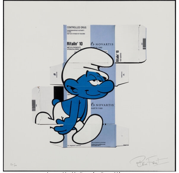 Ben Frost | Blurry Smurf (2020) | MutualArt