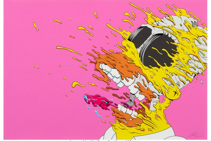 Matt Gondek | Deconstructed Homer (Pink Cocaine Edition) (2020) | MutualArt