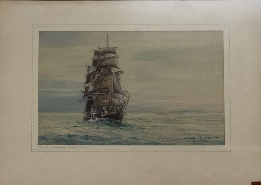Stanley A Burchett | The Old Windjammer Joseph Conrad | MutualArt