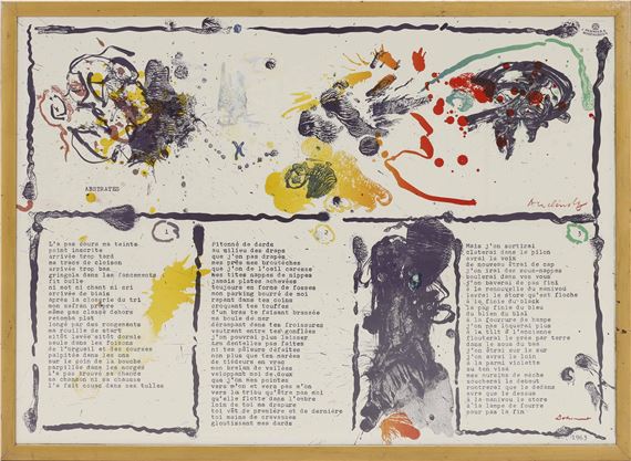 Pierre Alechinsky | Abstrates (1963) | MutualArt