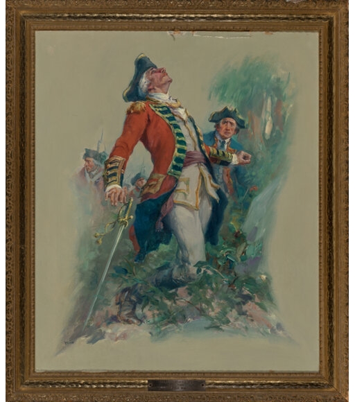 Frederick Coffay Yohn | The Death of Lord Howe, Ticonderoga Series ...