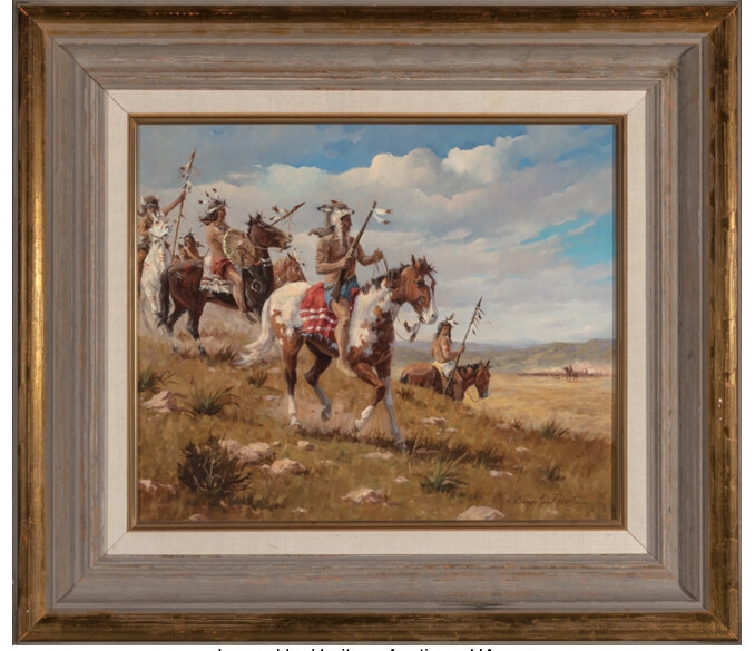 Gary Lynn Roberts | Apache War Party | MutualArt
