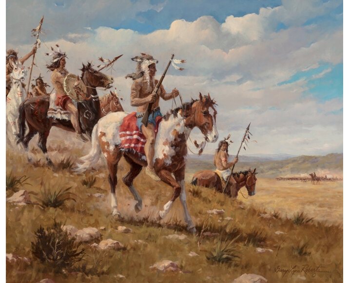 Gary Lynn Roberts | Apache War Party | MutualArt