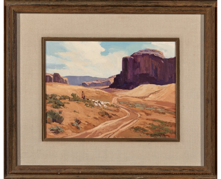 Robert Daughters | Tending the Flock | MutualArt