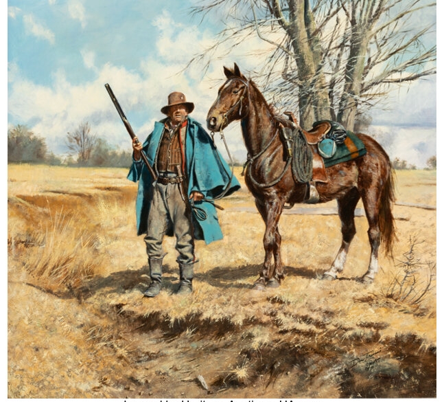 Don Troiani | Private of the 8th Texas Cavalry 1962 (1962) | MutualArt