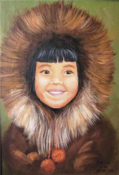 Kathy Lee | Alaska Native Child Portrait | MutualArt