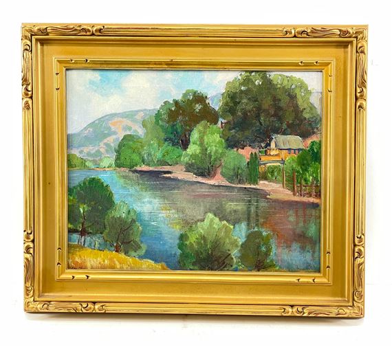 George Demont Otis | George Demont Otis (1879 - 1962) Mountain Lake Oil ...