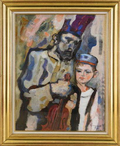Trento Longaretti | Circus man and boy (1987) | MutualArt