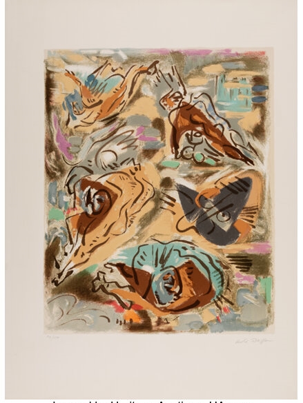 André Masson | Figures in Landscape | MutualArt