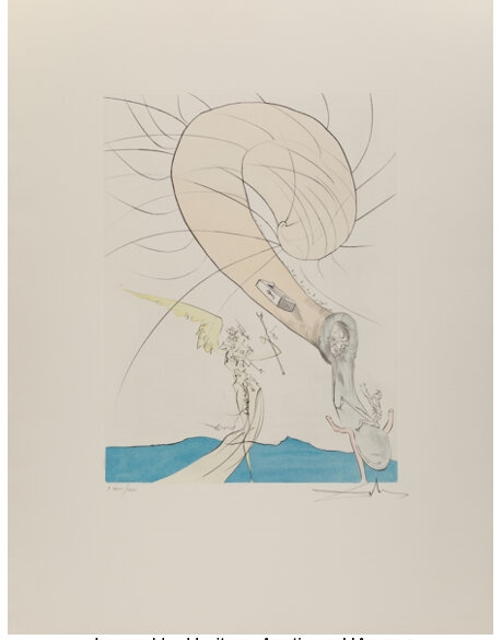 Salvador Dalí | Freud with a Snail Head, from After 50 Years of ...