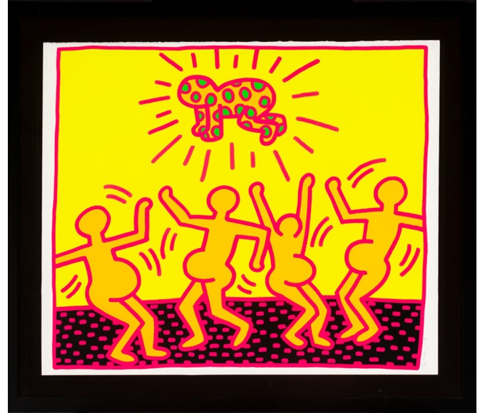 Keith Haring | Untitled (Plate 1), Fertility, 1983 Private Collection ...