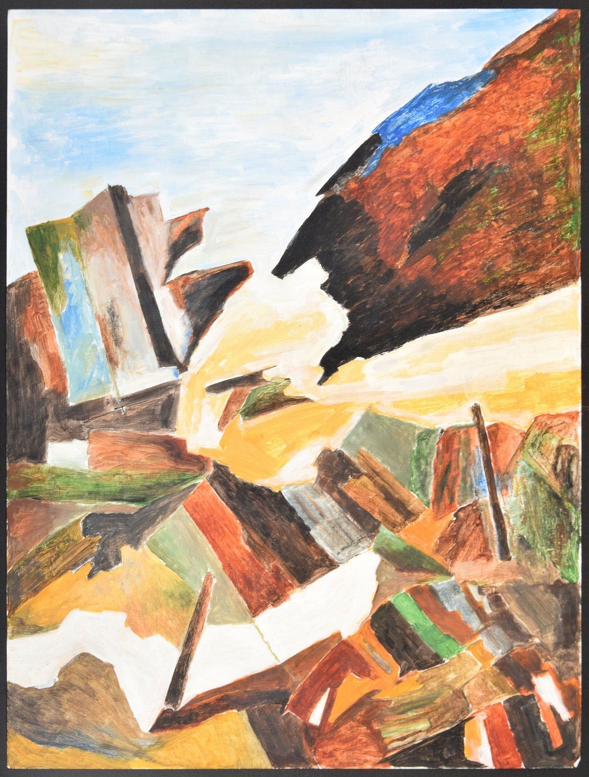 Ram Kumar | Ram Kumar Landscape Painting (1991) | MutualArt