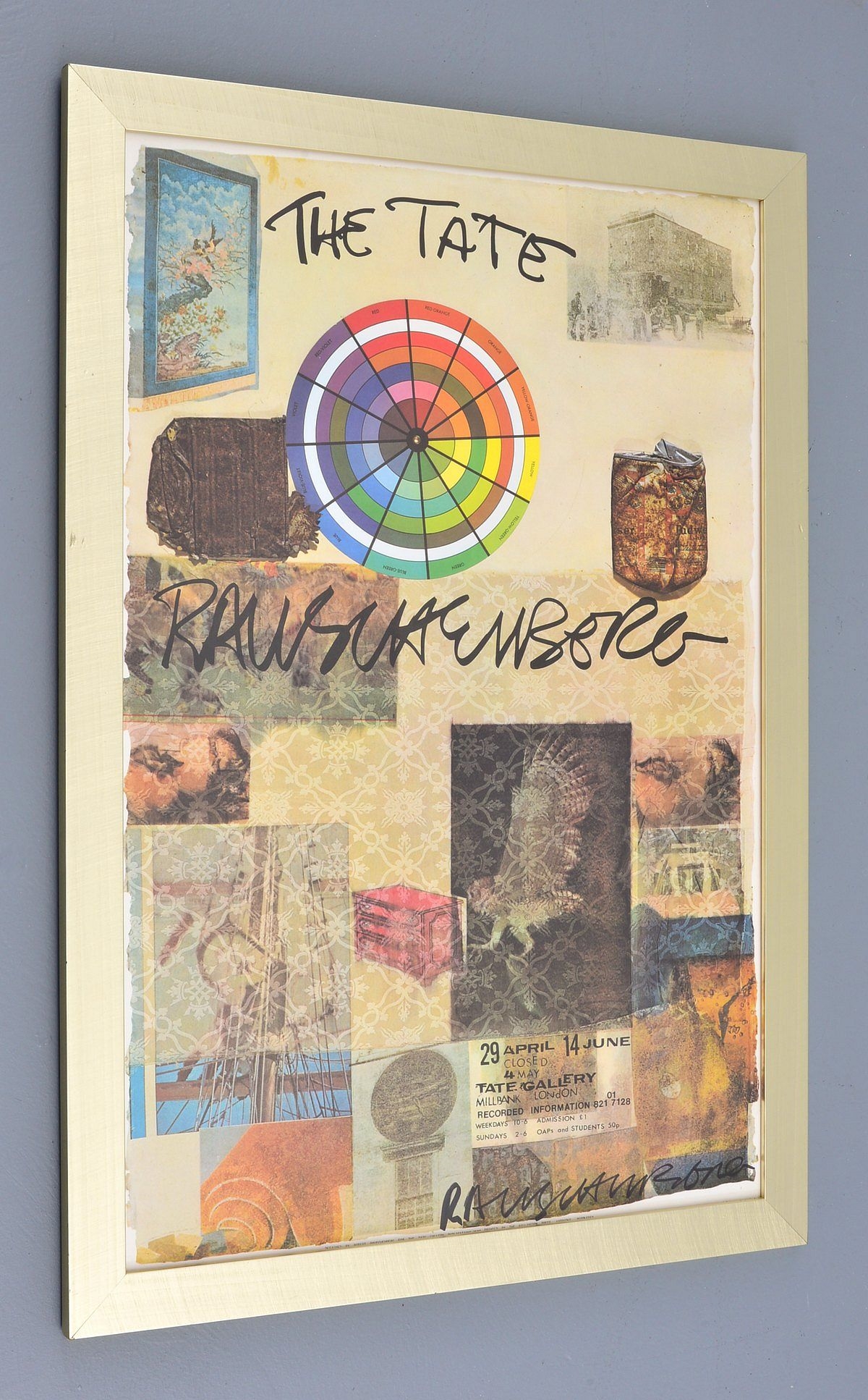 Robert Rauschenberg | Robert Rauschenberg THE TATE Lithograph Poster ...
