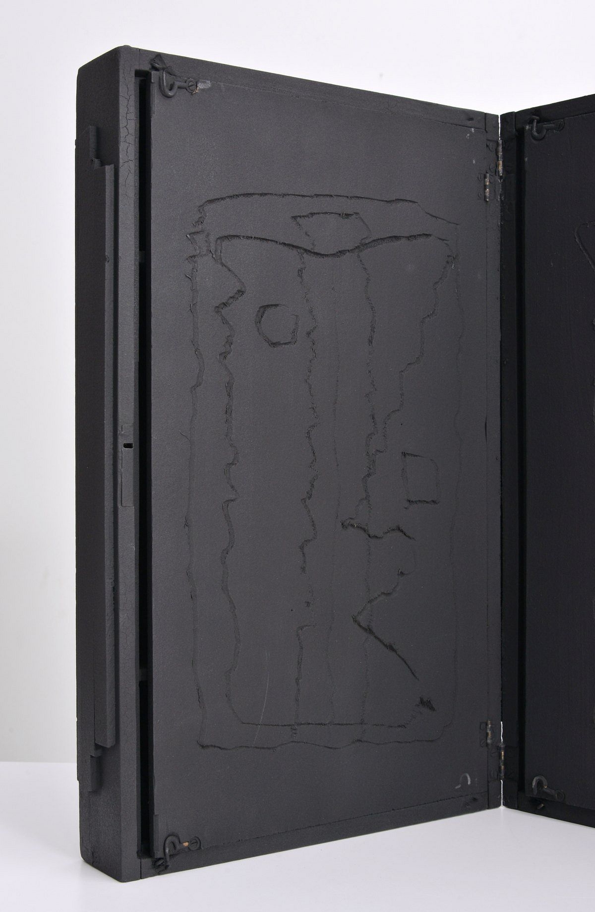 Louise Nevelson | Louise Nevelson Sculpture, CRYPTIC Hinged Box | MutualArt