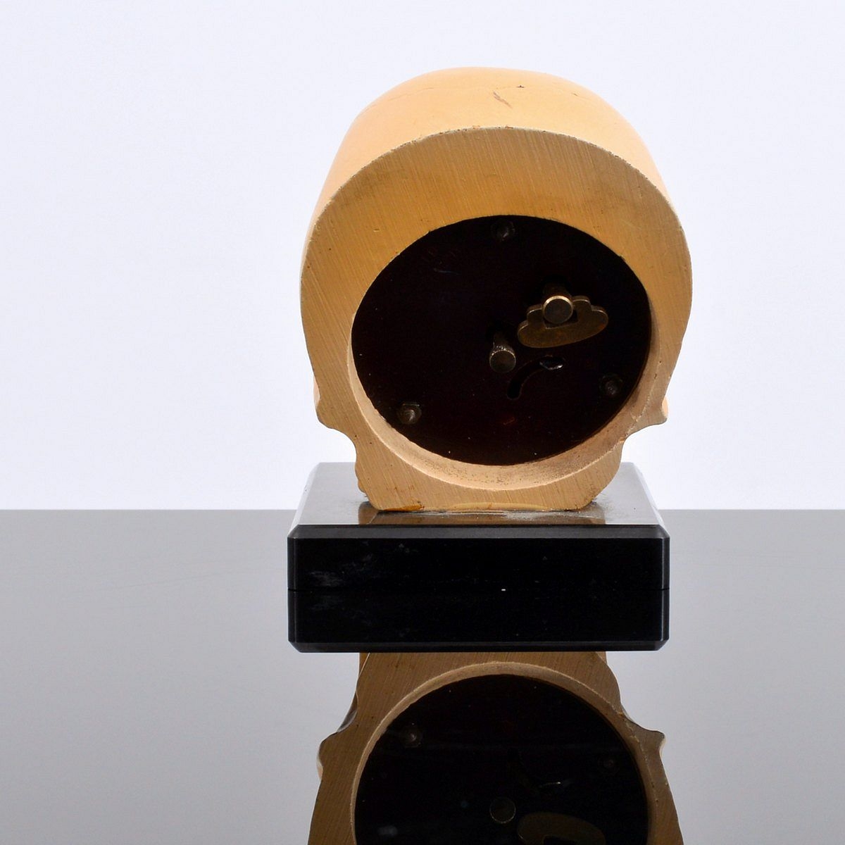 Fritz Oswald | Fritz Oswald Rotating Eye Skull Clock | MutualArt