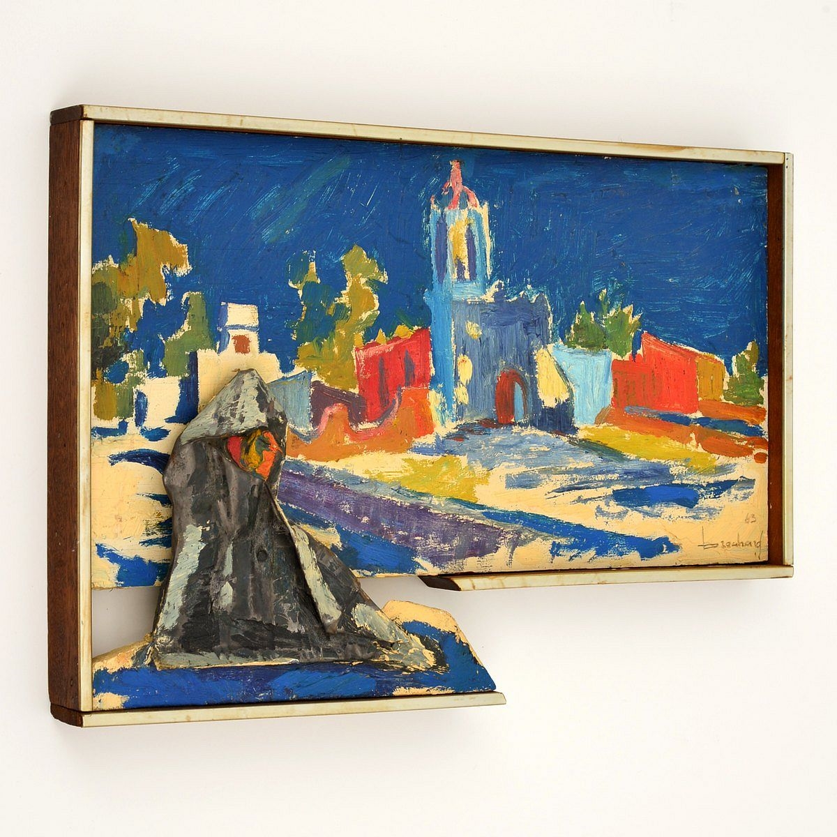 Rene Brochard | Rene Brochard Mixed Media Painting (1963) | MutualArt