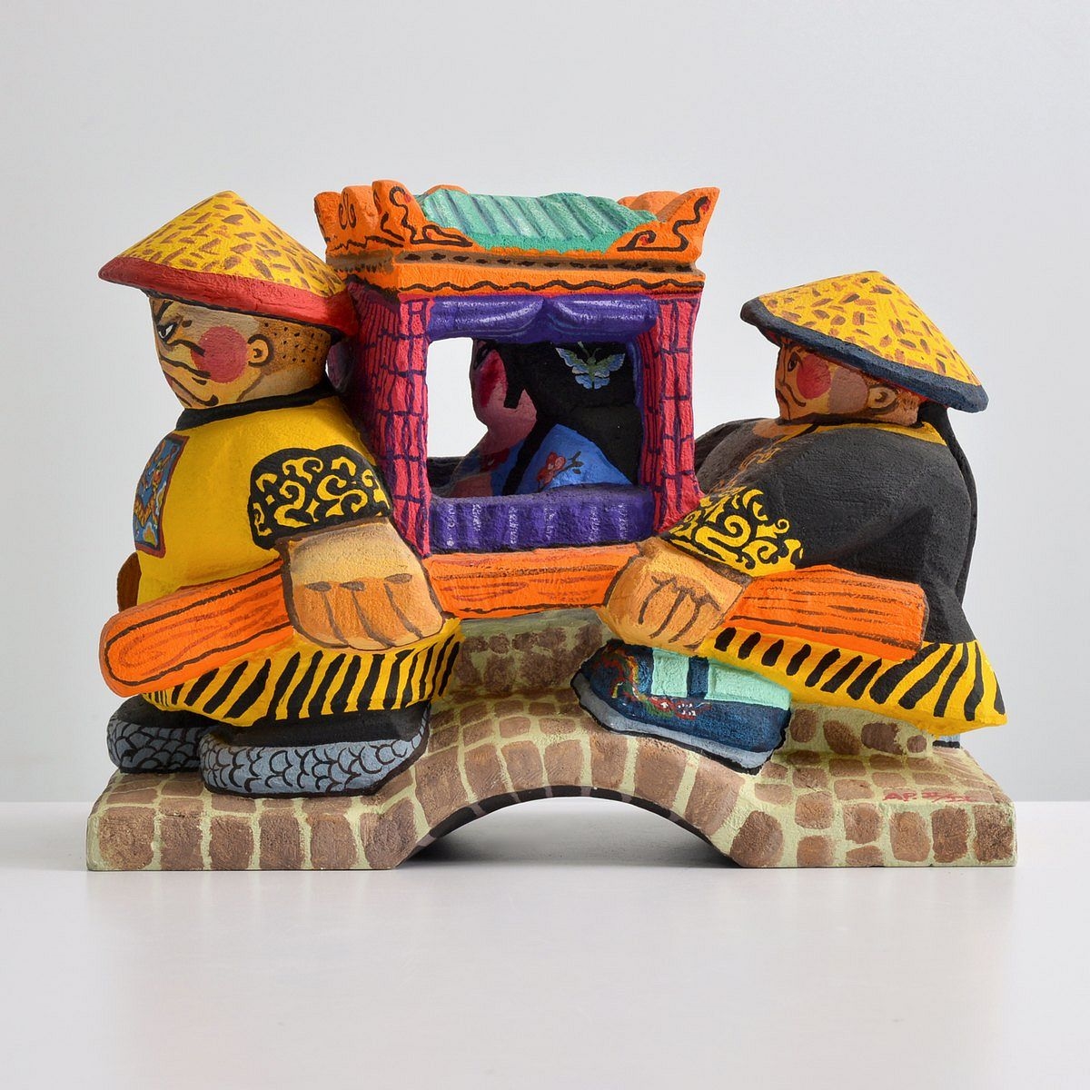 Red Grooms | Red Grooms CHINESE PALANQUIN Sculpture (1950s) | MutualArt