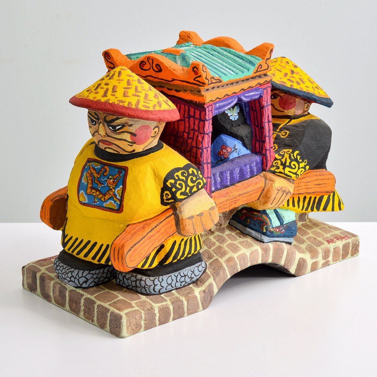Red Grooms | Red Grooms CHINESE PALANQUIN Sculpture (1950s) | MutualArt