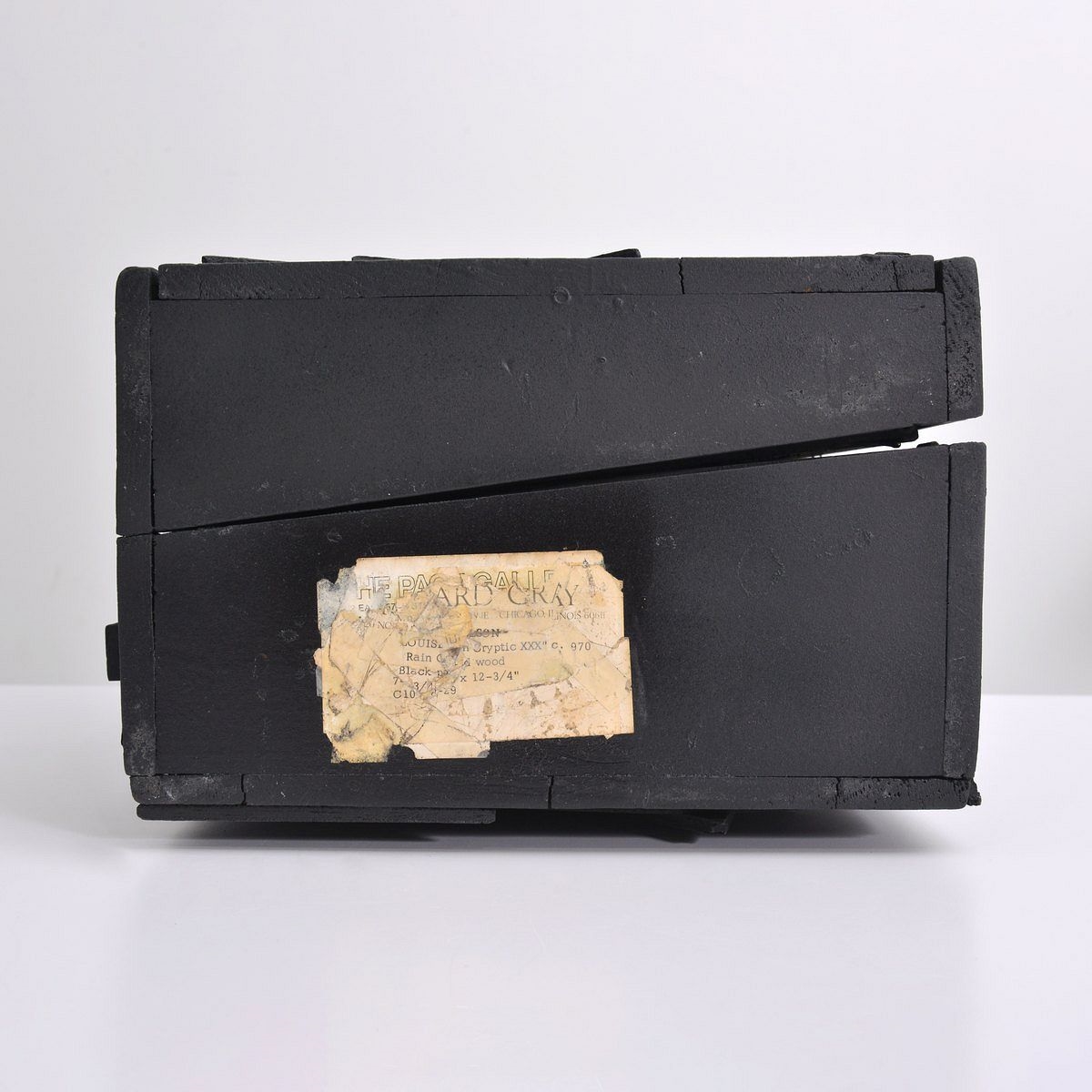 Louise Nevelson | Louise Nevelson Sculpture, CRYPTIC Hinged Box | MutualArt