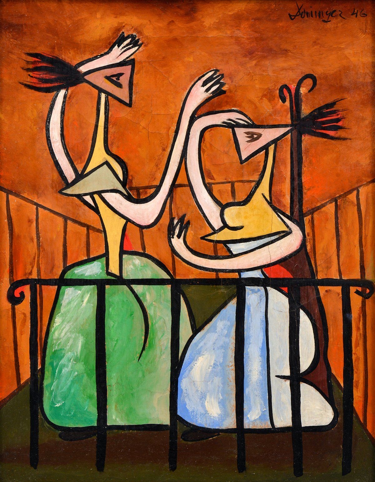 Oscar Dominguez | Oscar Dominguez Surrealist Painting (1946) | MutualArt