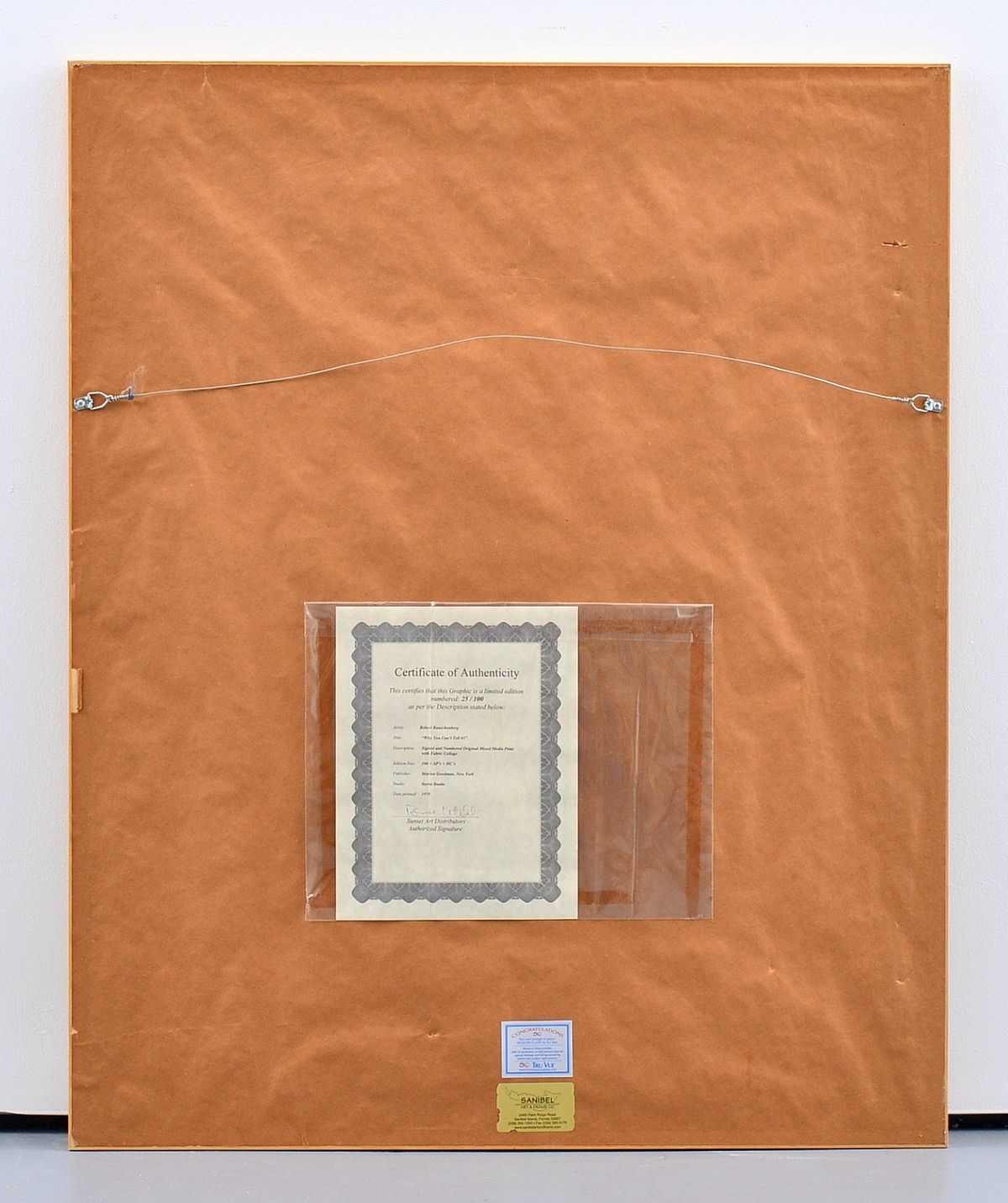 Robert Rauschenberg | Robert Rauschenberg WHY YOU CAN'T TELL #1 ...