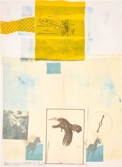 Robert Rauschenberg | Robert Rauschenberg WHY YOU CAN'T TELL #1 ...