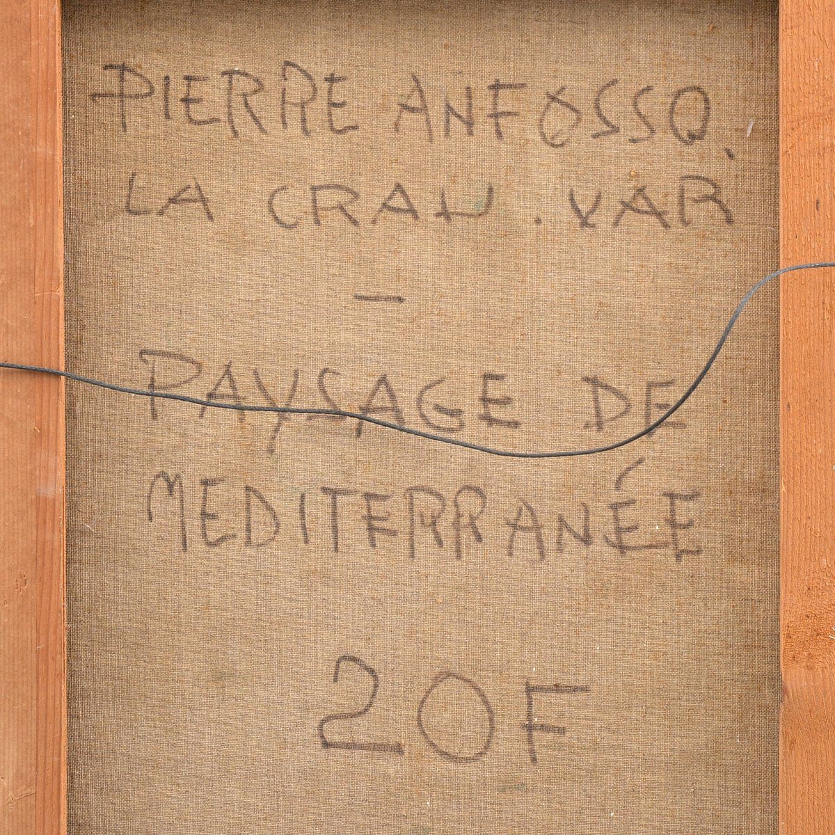Pierre Anfosso | Paysage de Mediterranee | MutualArt