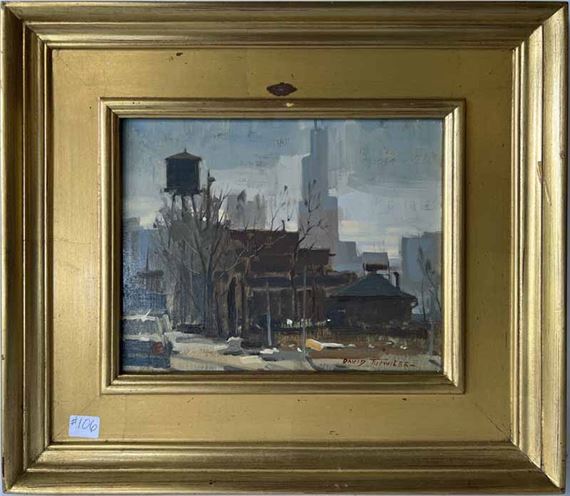 David Tutwiler | back of the Yards...” 8 by 10 inches, signed lower ...
