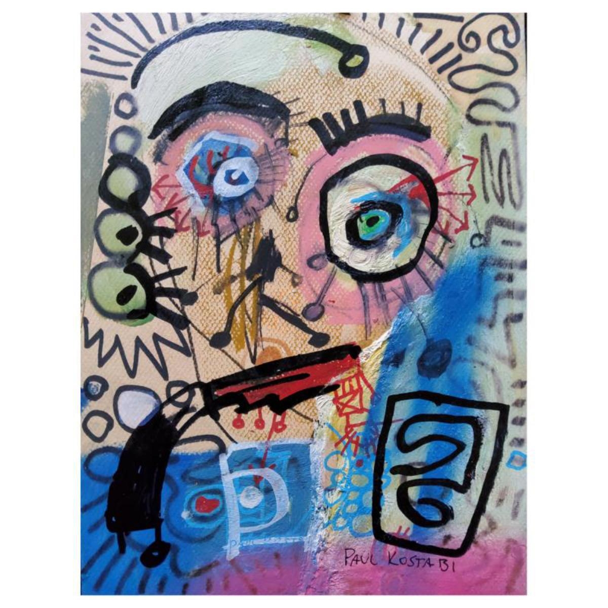 Paul Kostabi | As the Pendulum Swings | MutualArt