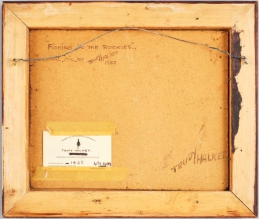 Trudy Halket | Fishing in the Rockies (1982) | MutualArt