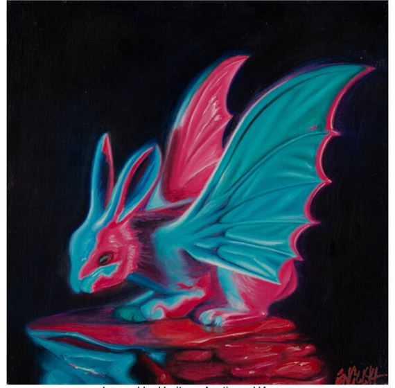 Ron English | Bat Rabbit (Circa 1990) | MutualArt