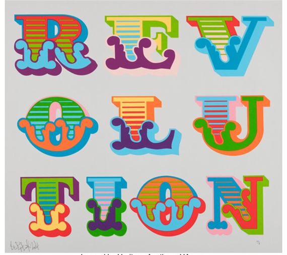 Ben Eine | Revolution (2014) | MutualArt