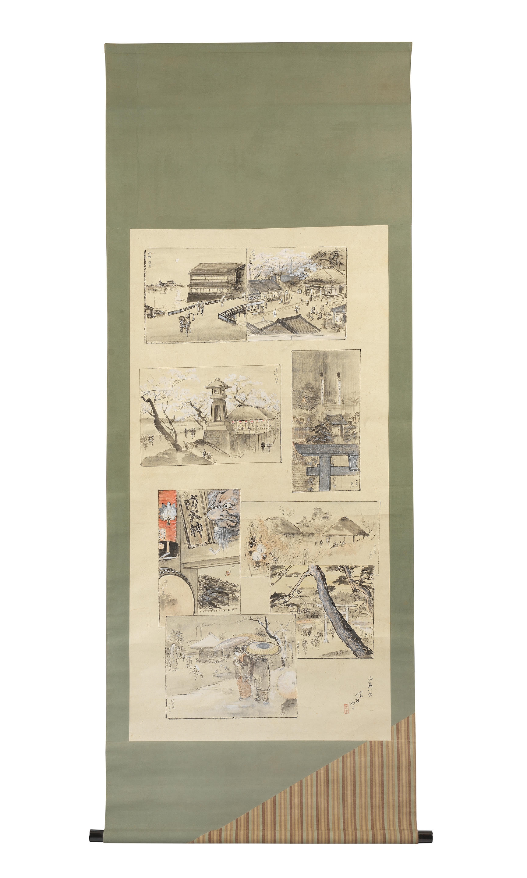 Ito Seiu | Eight Views of Mukojima (1926) | MutualArt