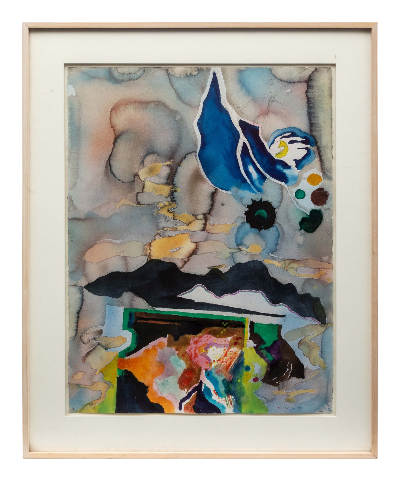 Keith Crown | Summer Flower and the Sangre de Cristo (1974) | MutualArt