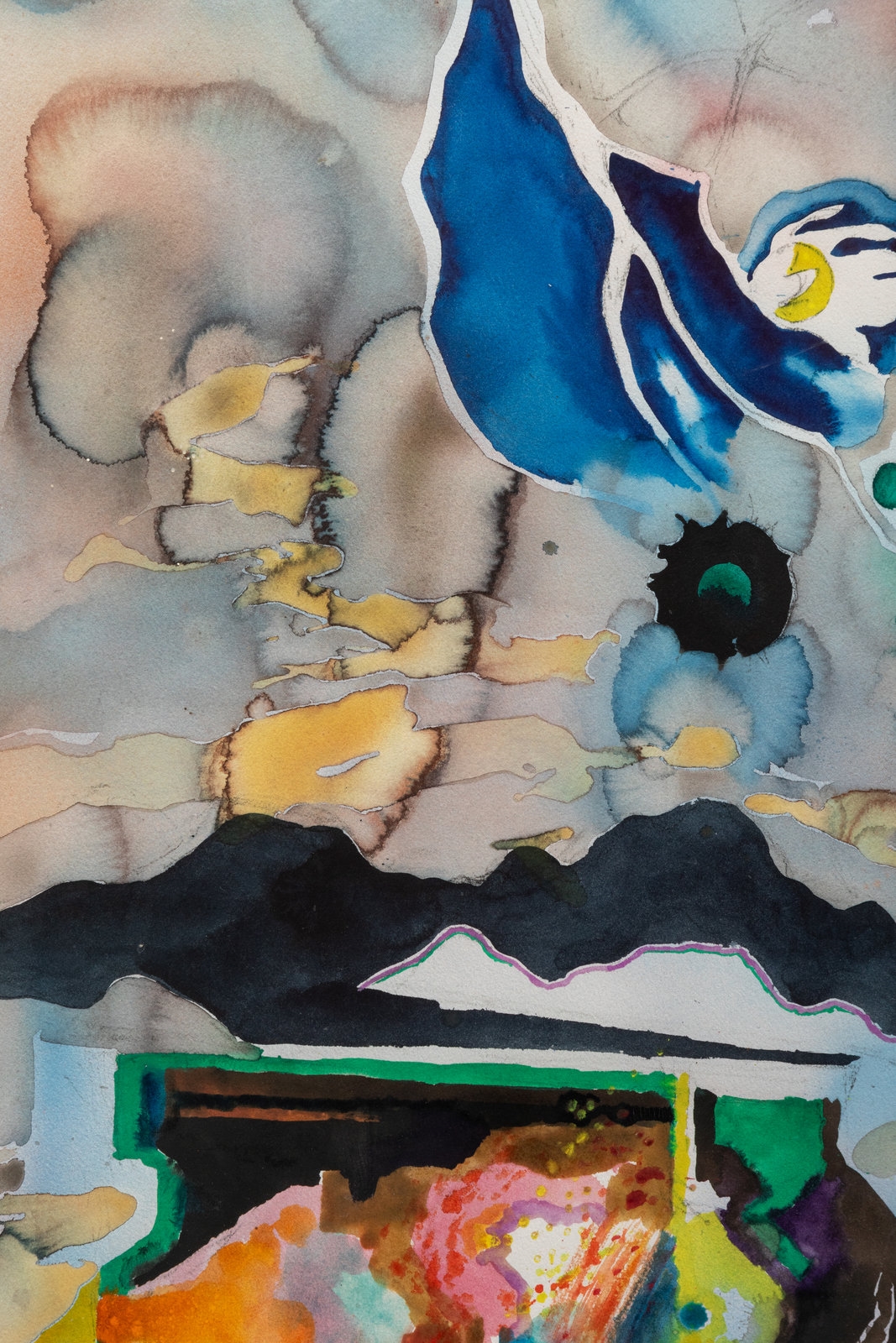 Keith Crown | Summer Flower and the Sangre de Cristo (1974) | MutualArt