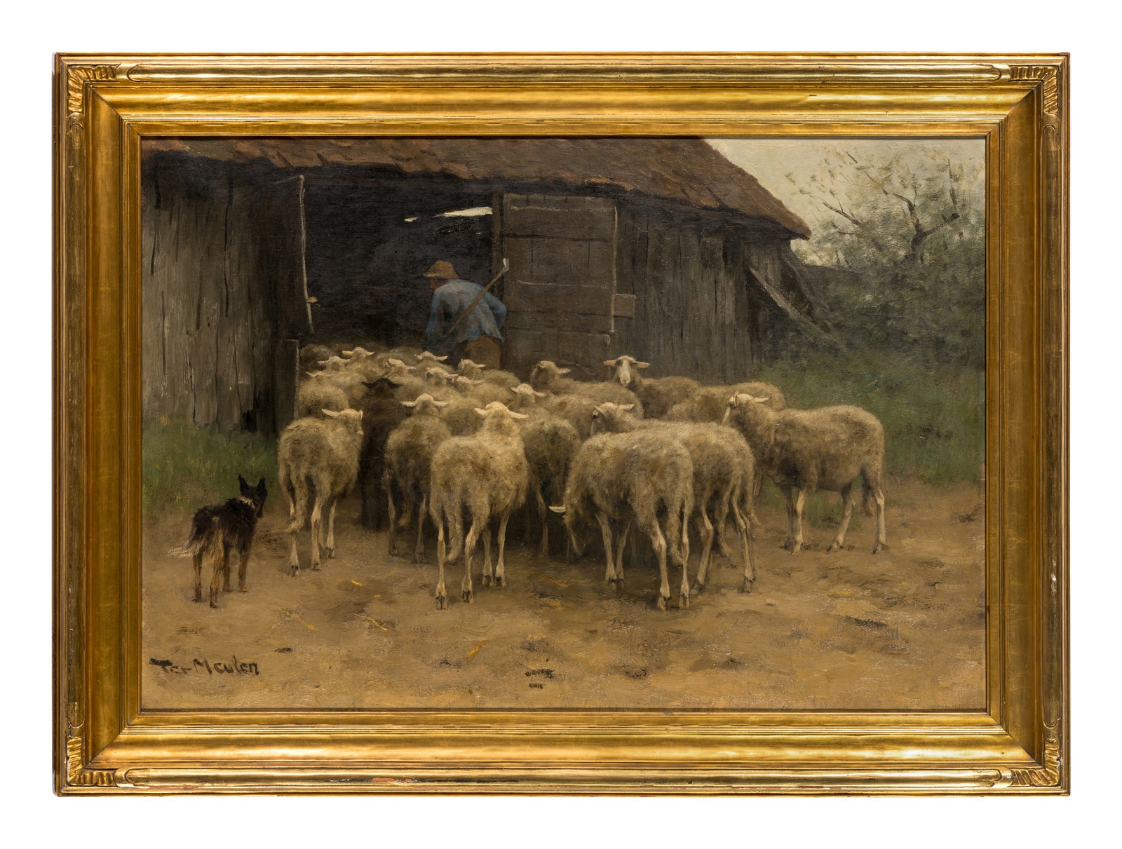 Frans Pieter ter Meulen | Barnyard Scene | MutualArt