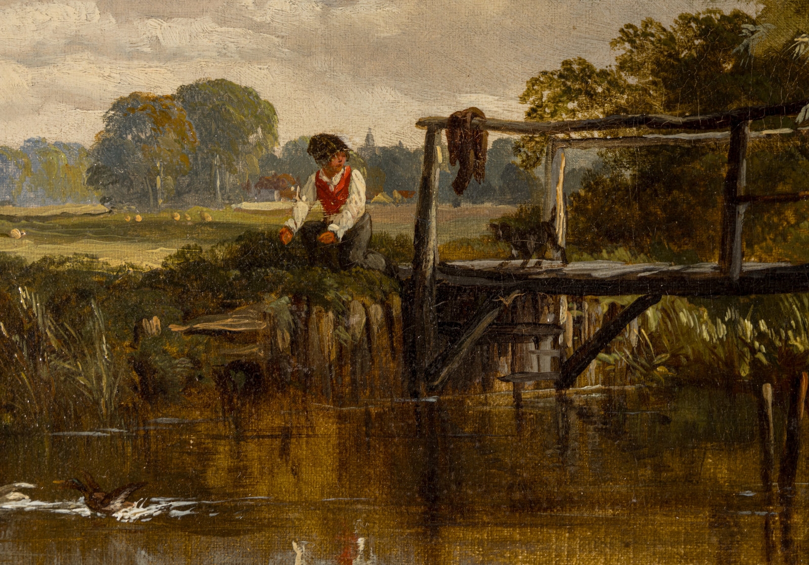 Arthur Gilbert | Rural Scenes (a pair of paintings) | MutualArt