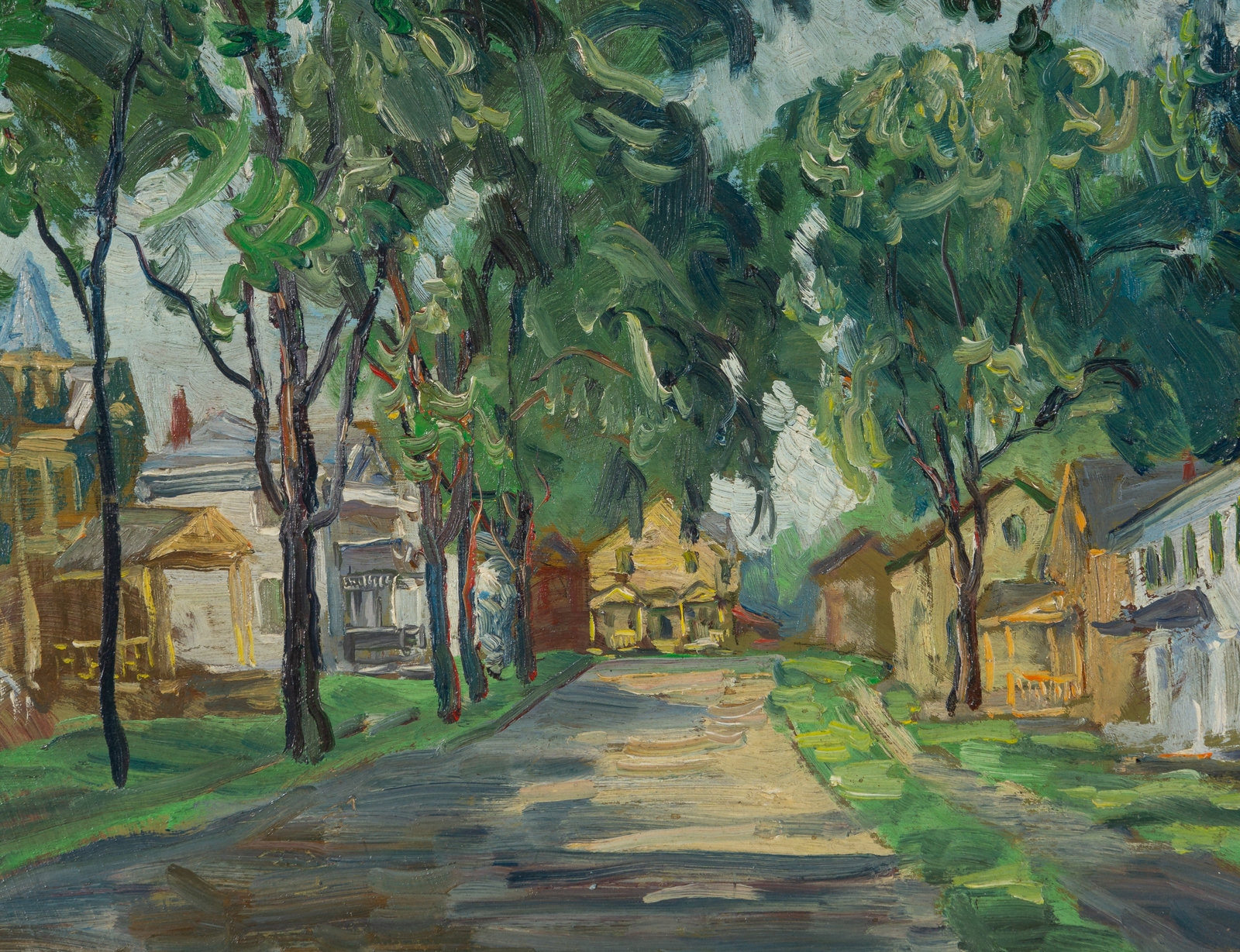 Walter Emerson Baum | Street Scene | MutualArt