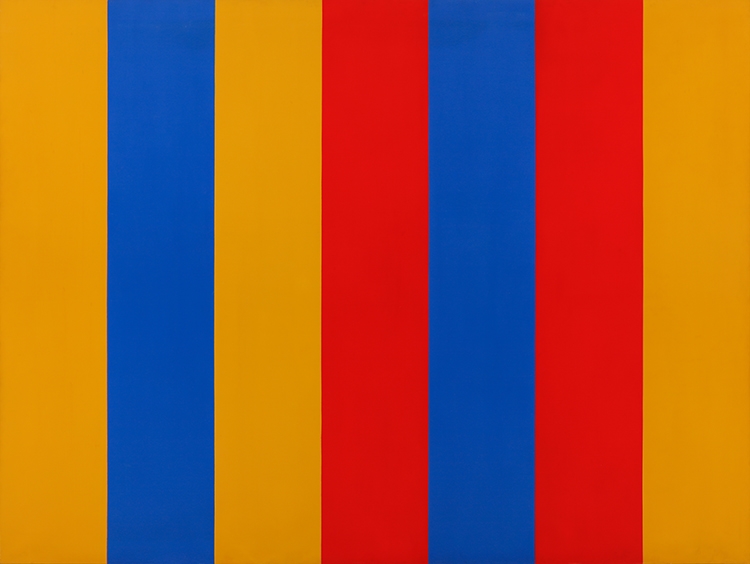 Guido Molinari | Espace bleu-ocre | MutualArt