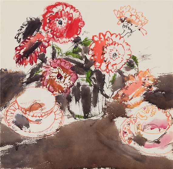 David B. Milne | Zinnias (1940) | MutualArt
