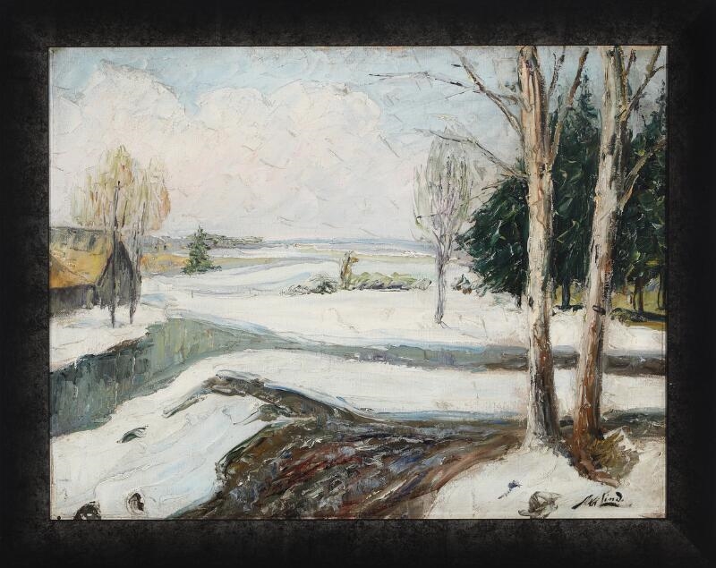 Axel Lind | Winter landscape | MutualArt